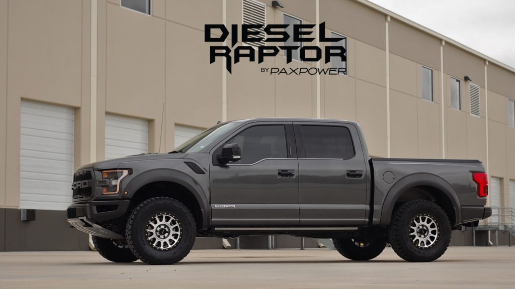 PaxPower creates a Ford Raptor with a 3.0L PowerStroke Diesel and 550 ...